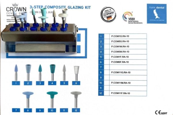 3-Step Composite Polishing Kit – Crown Dental Burs Online Store
